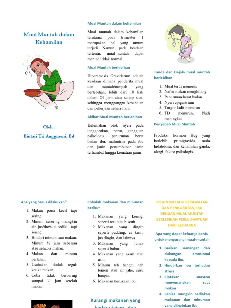 Leaflet Hiperemesis Gravidarum | PDF