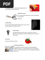 7 TLE - Different Stitches | PDF | Art | Lifestyle