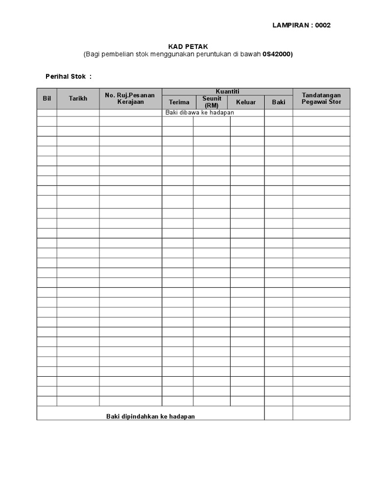 Kad Petak Os42000 - Contoh | PDF