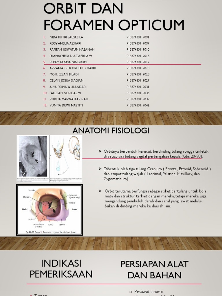 Orbit Dan Foramen Opticum | PDF