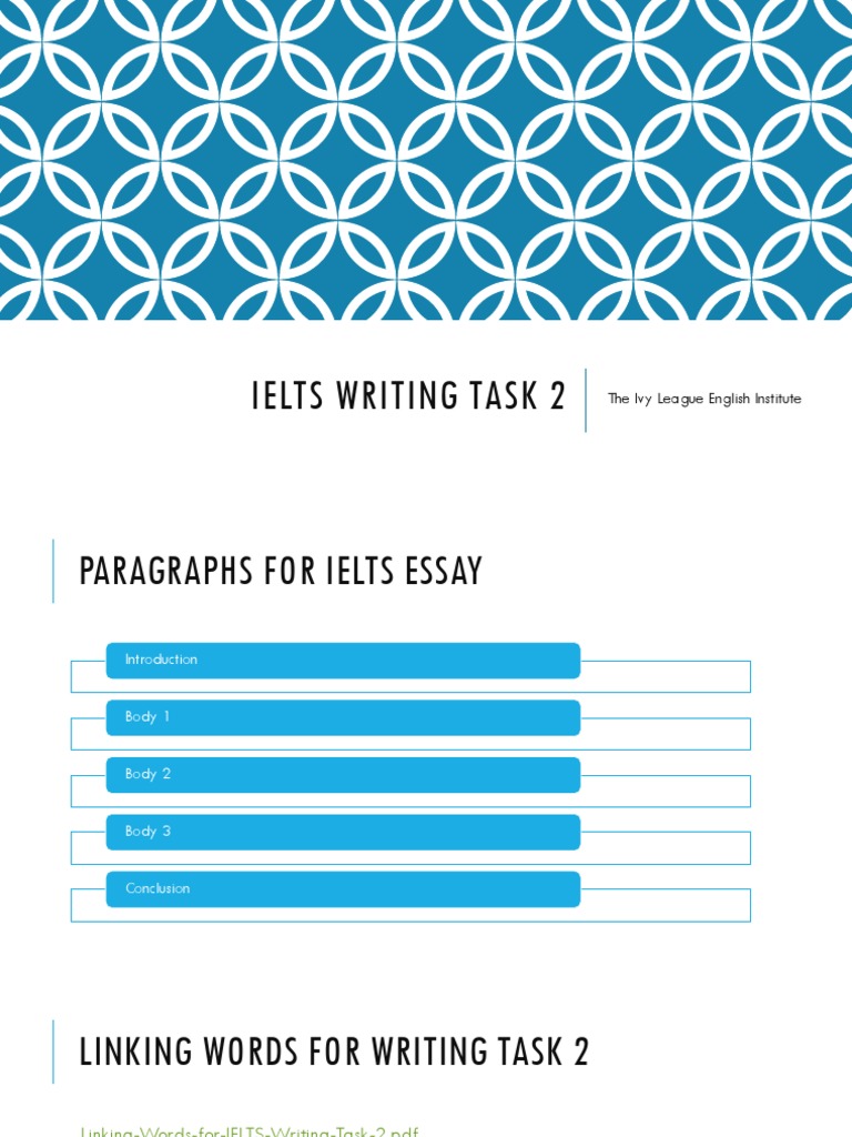 IELTS Writing Task 2: How to Structure an Introduction, Body Paragraphs ...