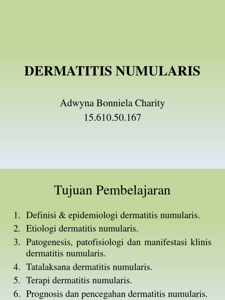 Dermatitis Numularis | PDF