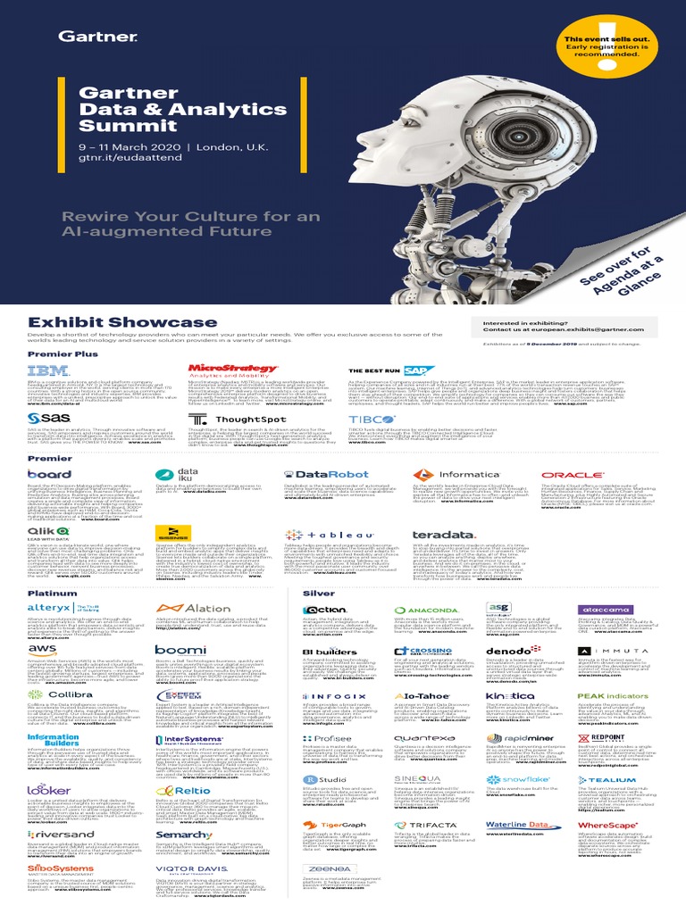 Gartner Data Analytics Brochure | PDF | Analytics | Sap Se