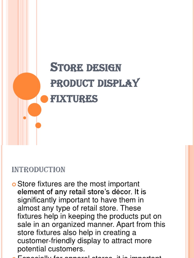 Display Fixture Material | PDF | Cabinetry | Retail