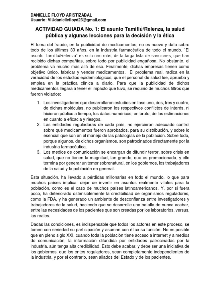 Actividad Guiada 1. Danielle Floyd Aristizábal | PDF | Industria ...
