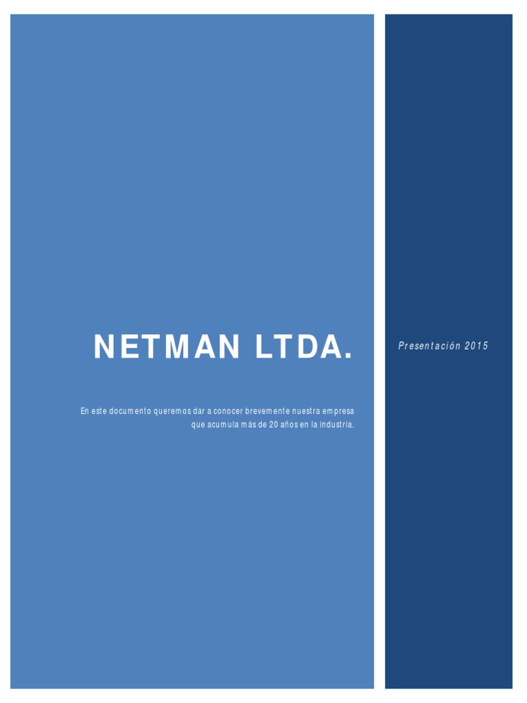 Netman Ltda: Soluciones Integrales en Telecomunicaciones | PDF | Red de computadoras | Santiago