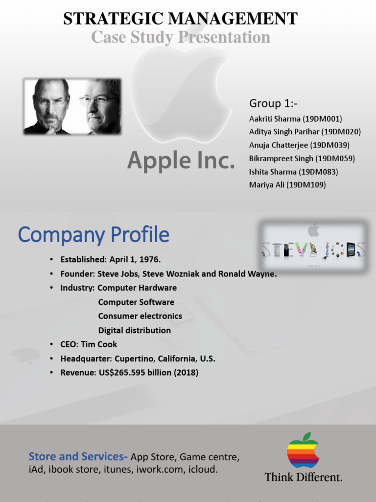 APPLE INC PPT Final | PDF | Apple Inc. | Ibm Pc Compatibles