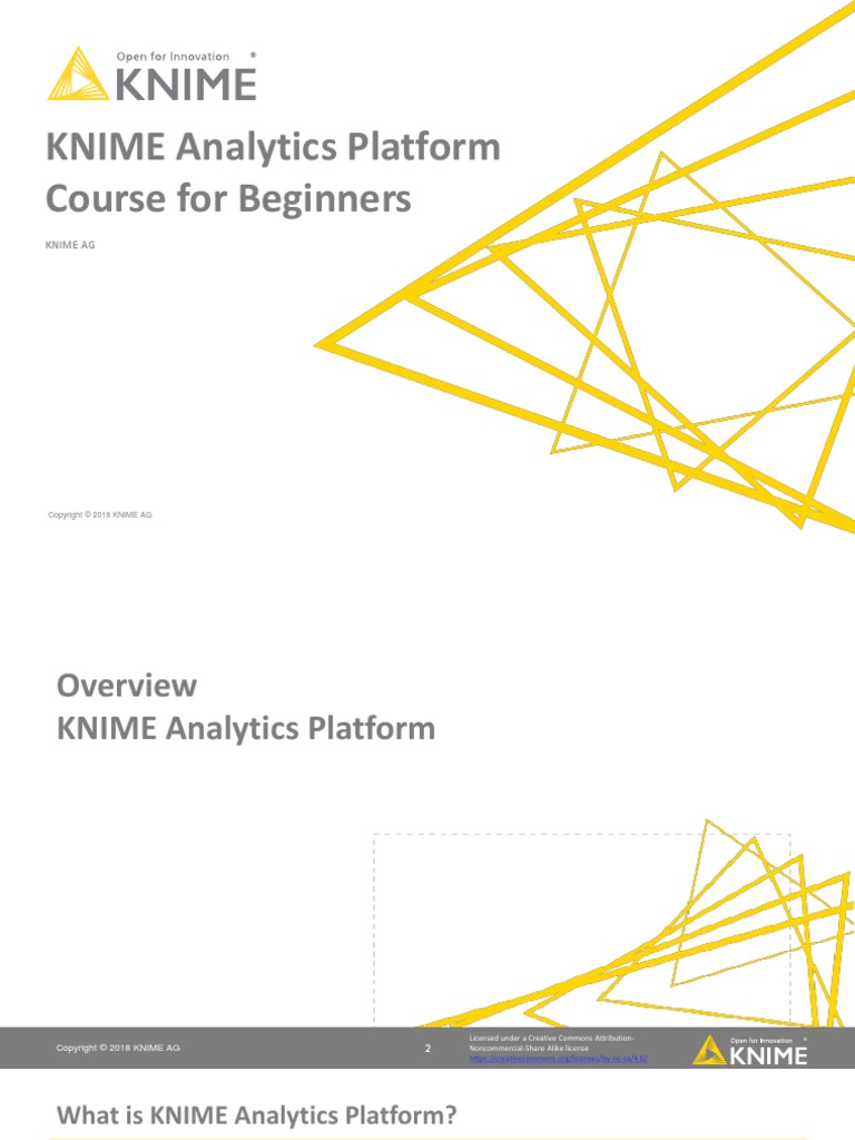 KNIME Analytics Platform Course For Beginners PDF | PDF | Databases ...
