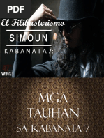 El Filibusterismo Kabanata 38 Buod, Mga Tauhan, A | PDF