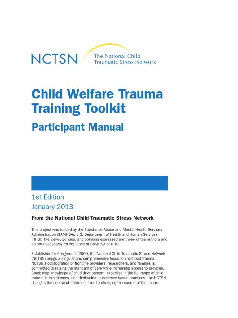 Child Welfare Trauma Training Participant Guide | PDF | Psychological ...