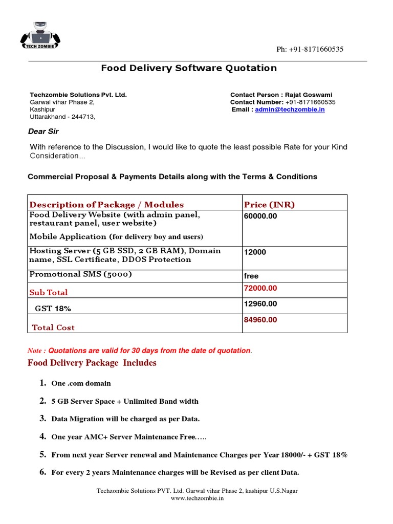 Food Delivery App Details | PDF | Mobile App | Web Application