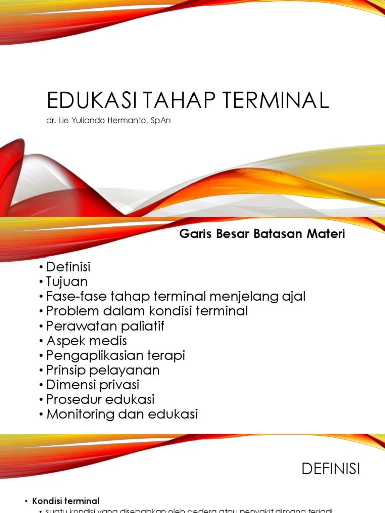 Edukasi Tahap Terminal-1 | PDF