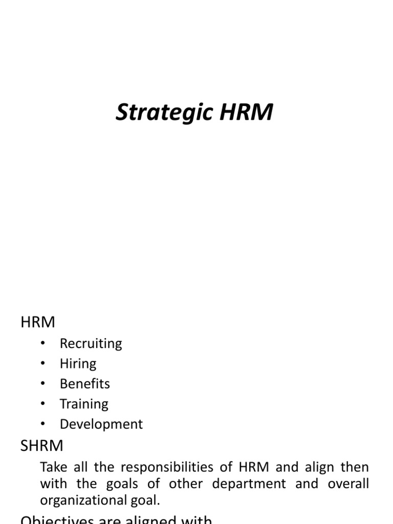 SHRM | PDF | Human Resource Management | Goal