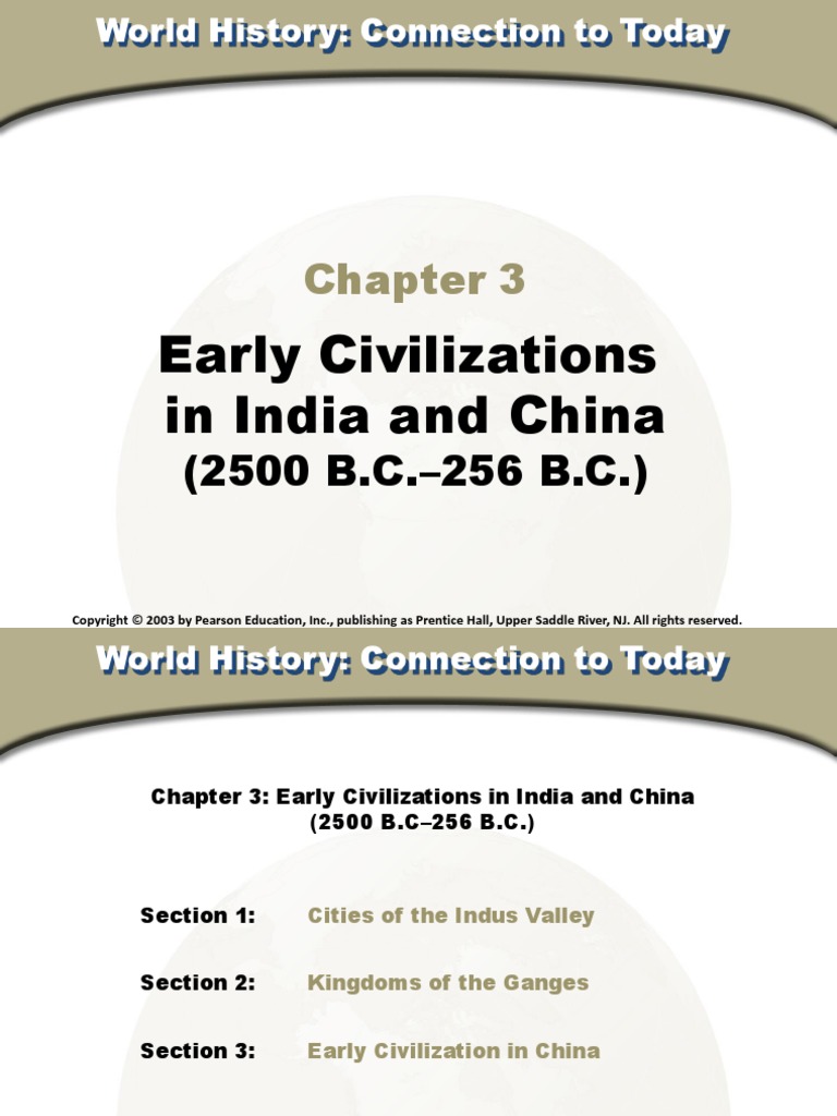 Chapter 3 Early Civilizations | PDF | China | World Politics