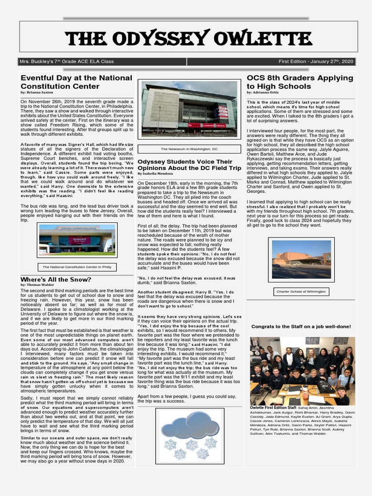 7th Grade Field Trip Highlights | PDF | Philadelphia Eagles | Teachers
