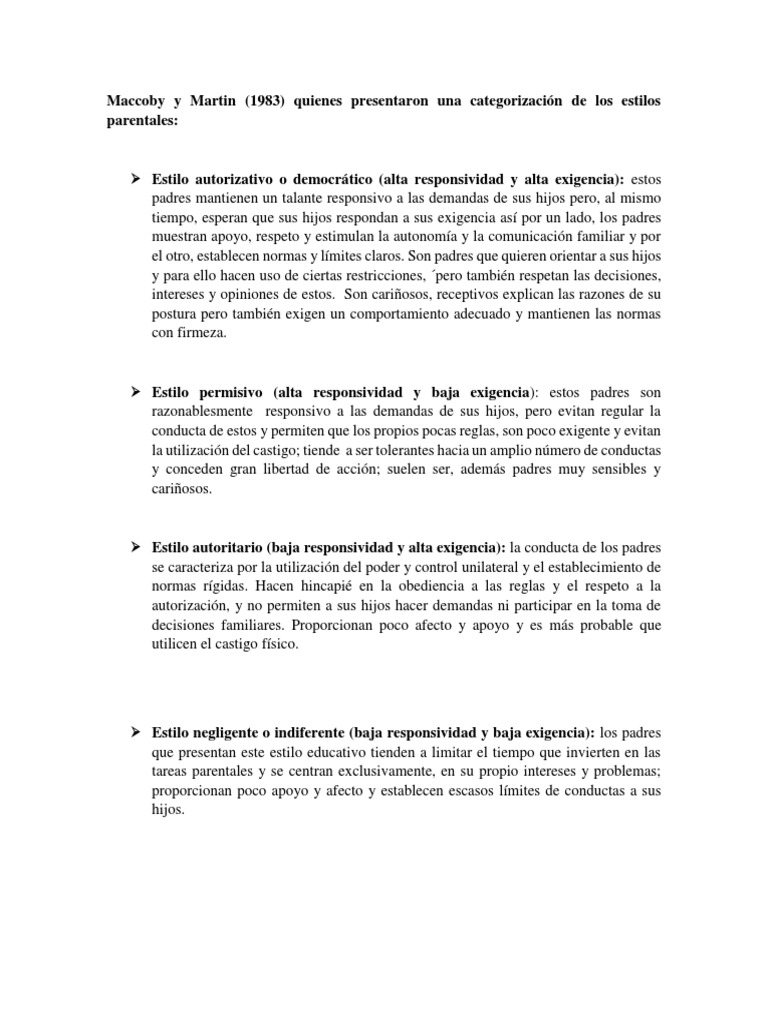 Maccoby y Martin | PDF | Crecimiento personal y profesional