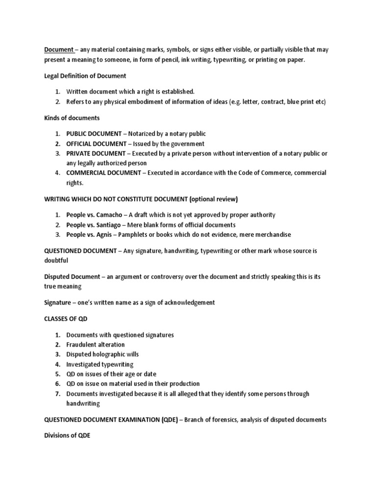 Questioned Document | PDF | Document | Writing