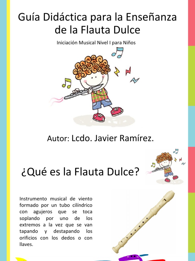 Guia Didactica Flauta Dulce | PDF