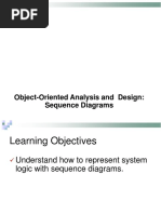 UML Sequence Diagrams Reading:: UML Distilled Ch. 4, by M. Fowler | PDF | Control Flow | Use Case