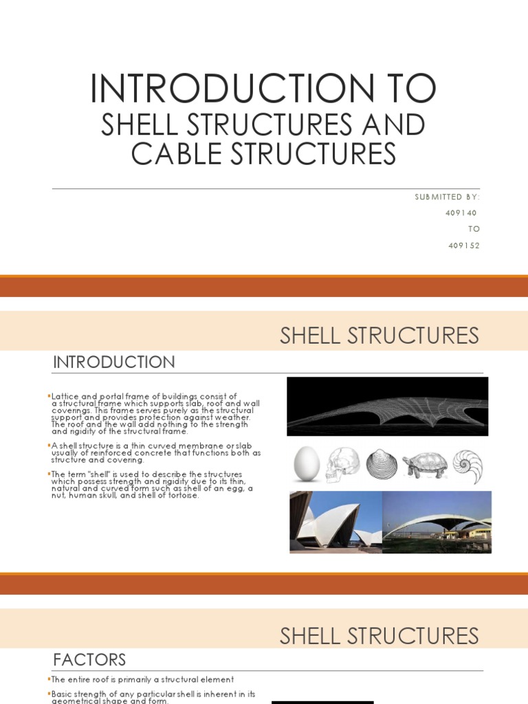 Frame And Shell Structures