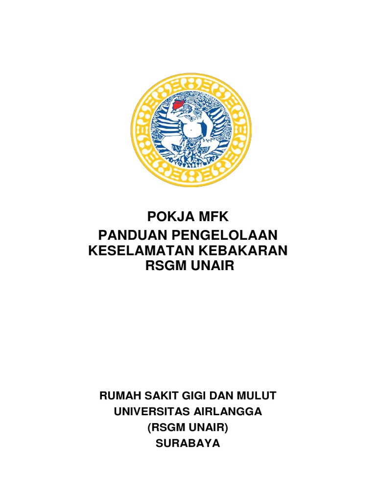 Kebijakan Manajemen Fasilitas Dan Keselamatan RSGM Unair | PDF