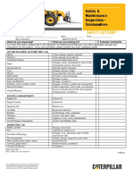 Telehandler-Pre Use Inspection-Checklist | PDF | Technology & Engineering