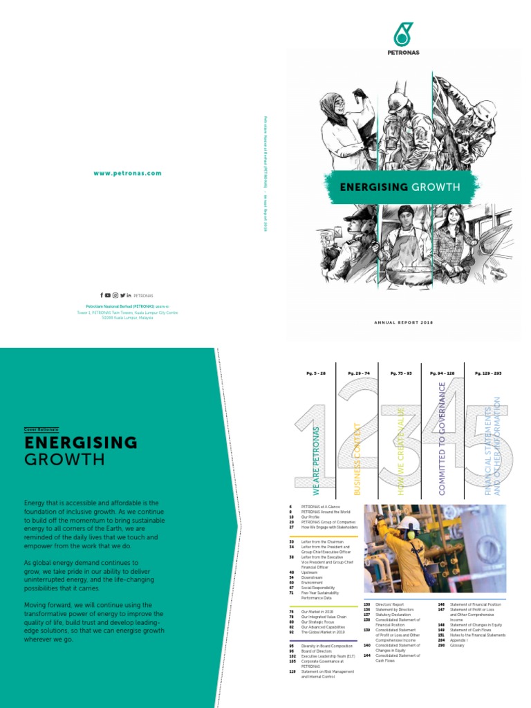 PETRONAS Annual Report 2018 PDF | PDF | Sustainability | Business Ethics