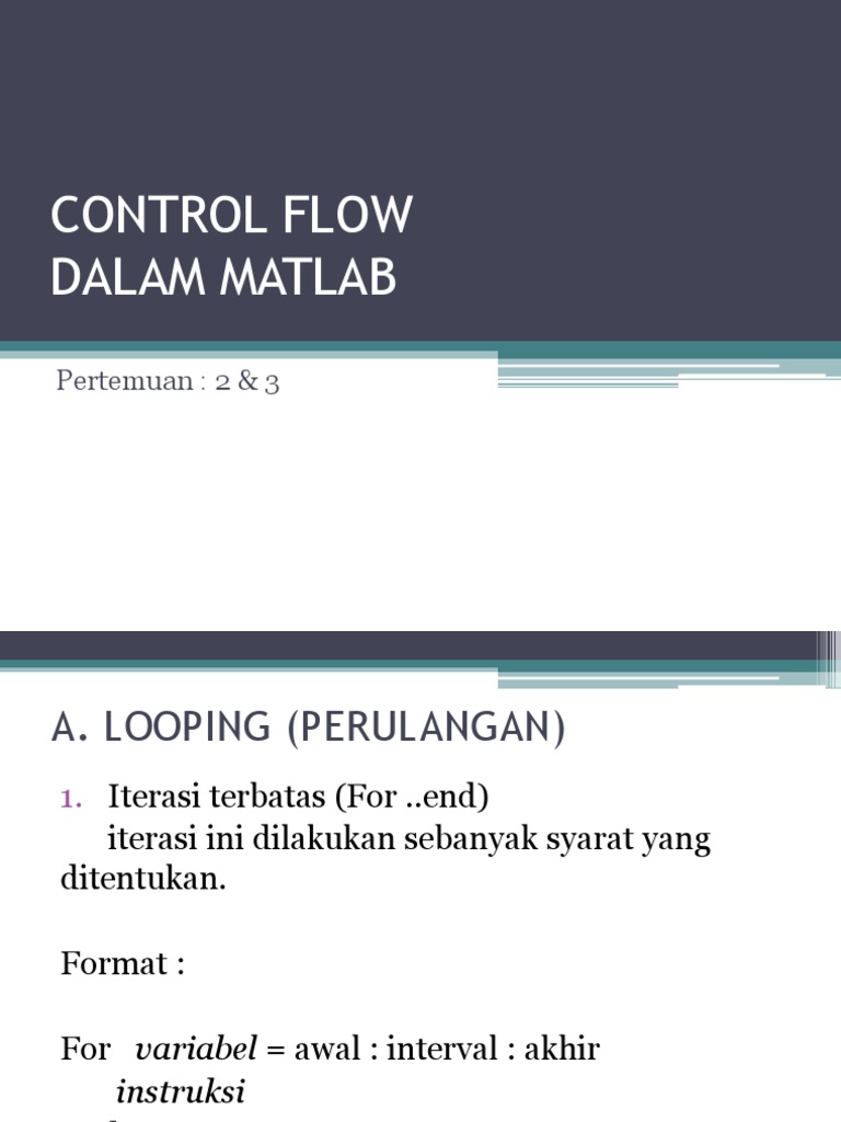 Control Flow | PDF