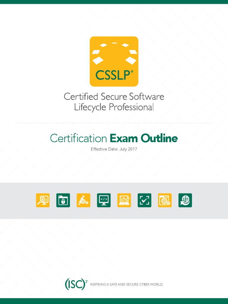 CSSLP Exam Outline | PDF | Information Security | Software Testing