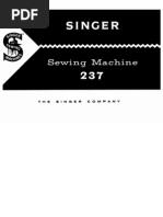 Singer M3220 Sewing Machine Instruction Manual | PDF | Sewing Machine ...