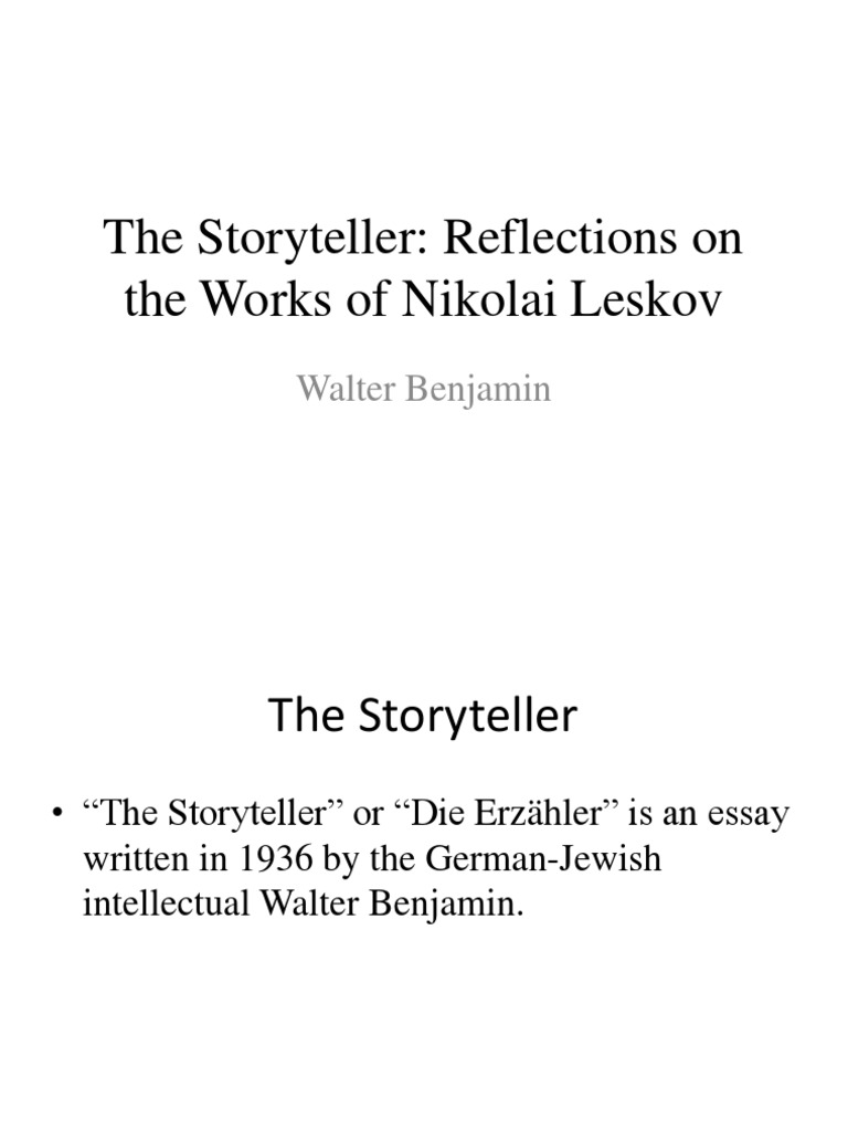The Storyteller Presentation | PDF | Storytelling | Psychological Concepts