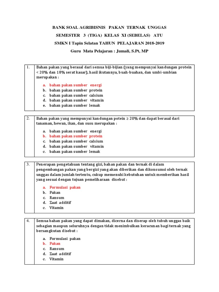 Agrisbisnis Pakan Ternak Unggas SM 3 | PDF | Kesehatan Holistik