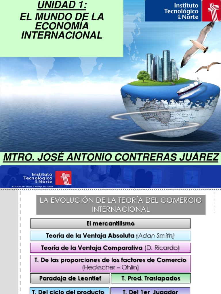 Adjunto de Teorias Del Comercio Internacional | PDF | Ventaja comparativa | Mercantilismo