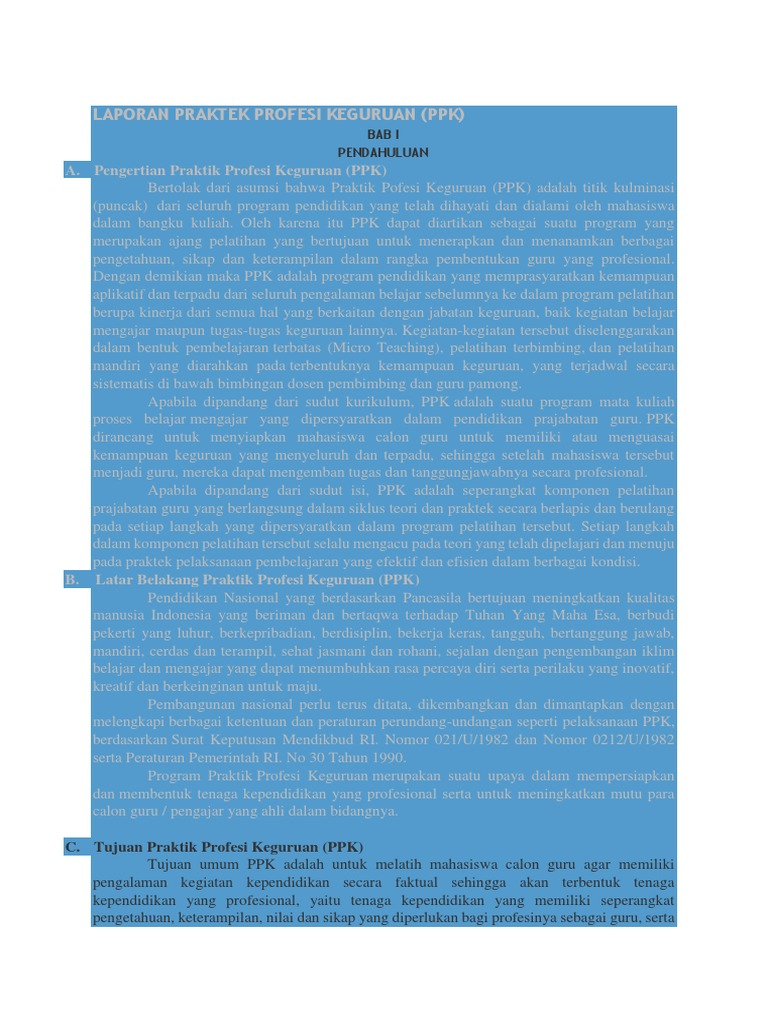 Contoh PPK | PDF | Karier & Perkembangan | Bisnis