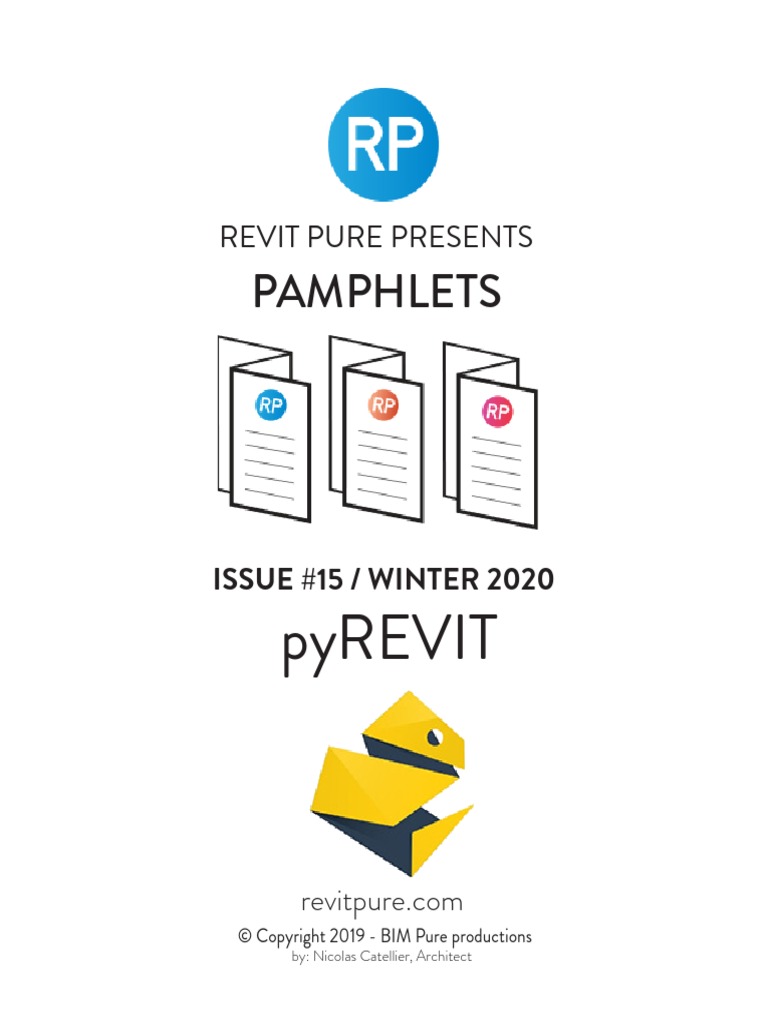 RP Pamphlet15 Pyrevit PDF | PDF | Autodesk Revit | Icon (Computing)
