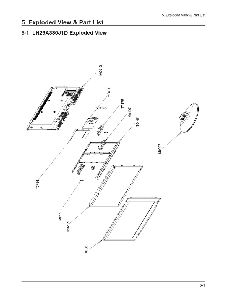 Exploded View & Part List PDF | PDF | Electronic Engineering | Electronics