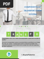 Components of Transportation System | PDF | Transport | Service Industries