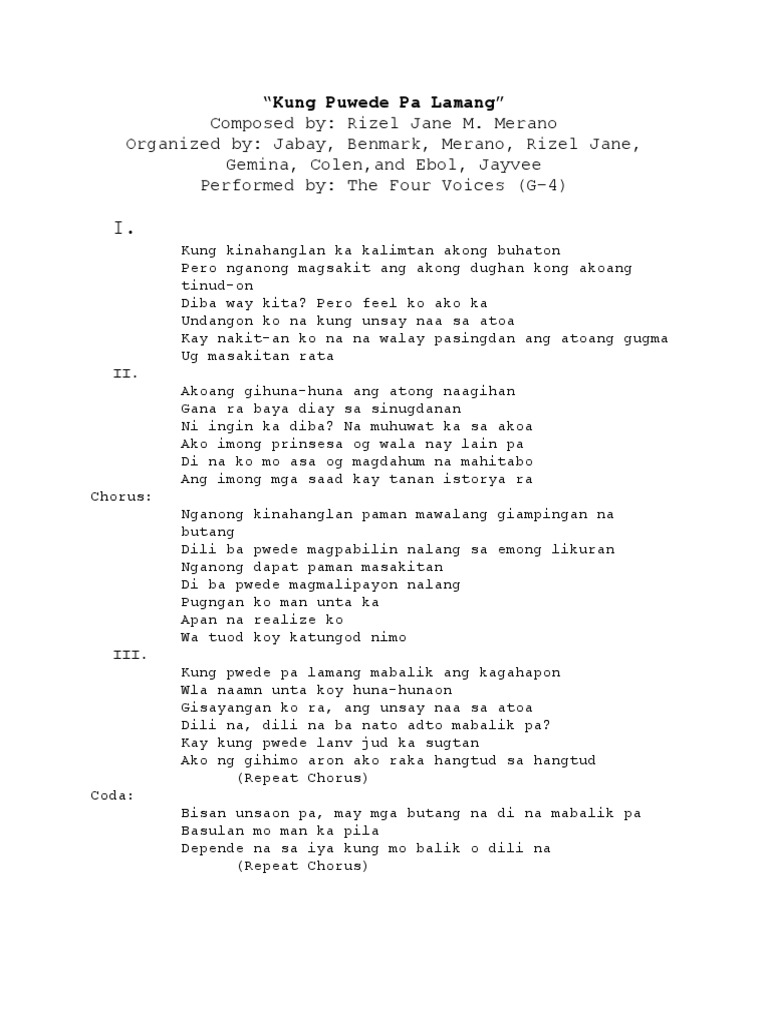 The Four Voices | PDF