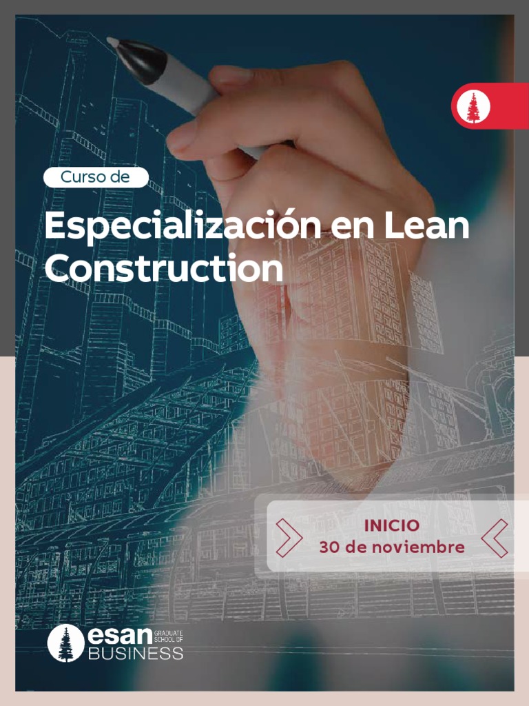 Brochure Lean Construction | PDF | Bancos | Educación avanzada
