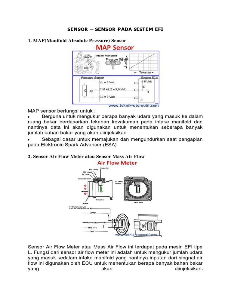 Sistem EFI Sensor | PDF
