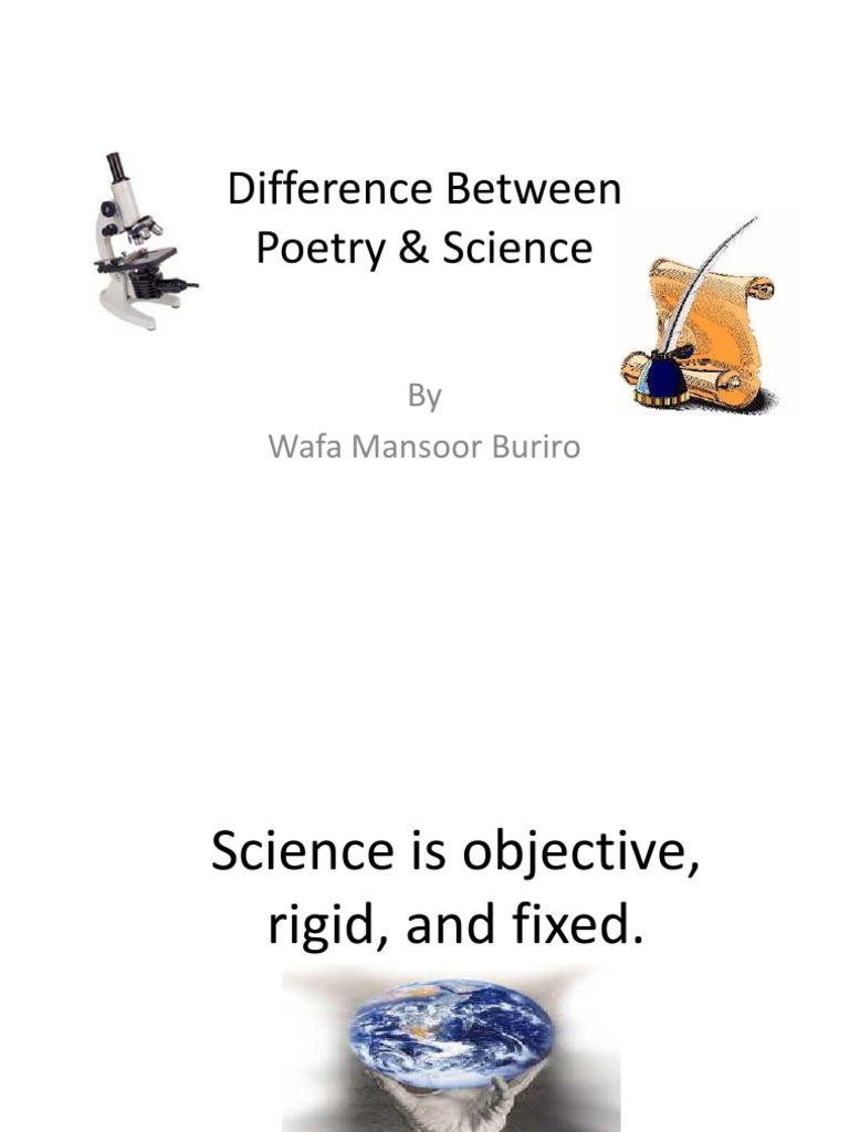 Science and Poetry: A Dual Perspective | PDF | Metaphysics Of Mind ...