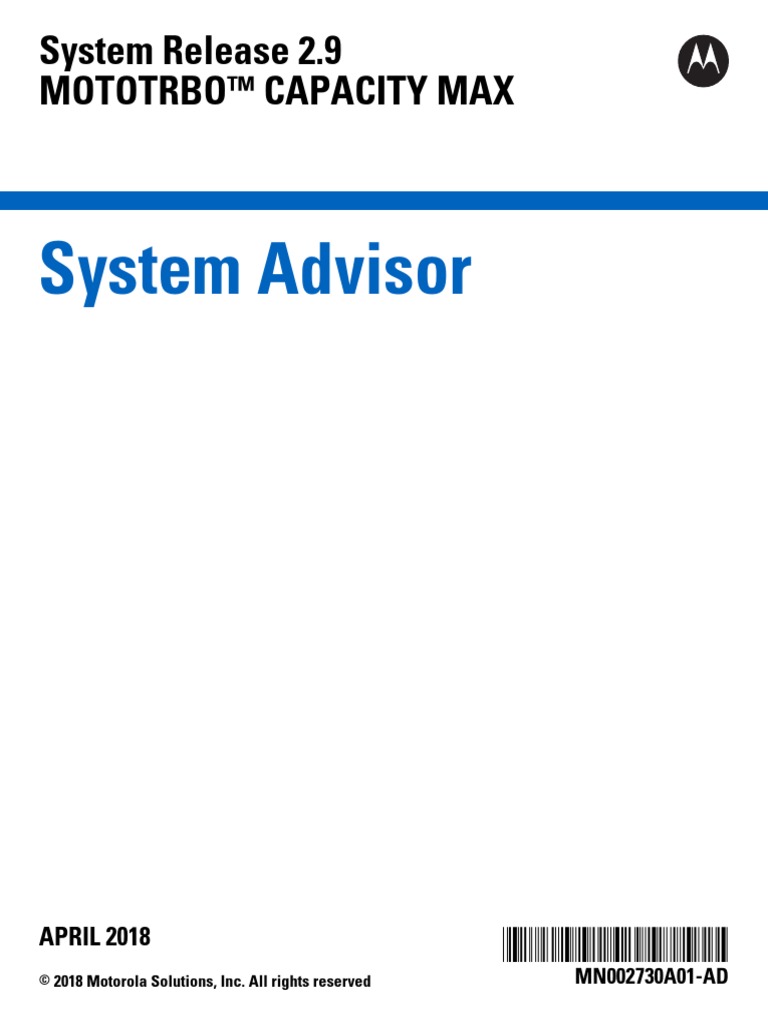 MN002730A01-AD Enus Capacity Max System Advisor | PDF | Trademark ...