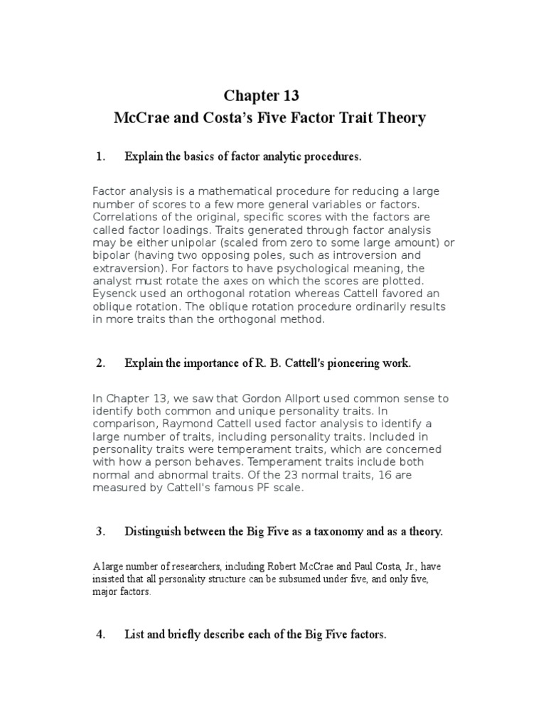 Docxxxx | PDF | Factor Analysis | Extraversion And Introversion