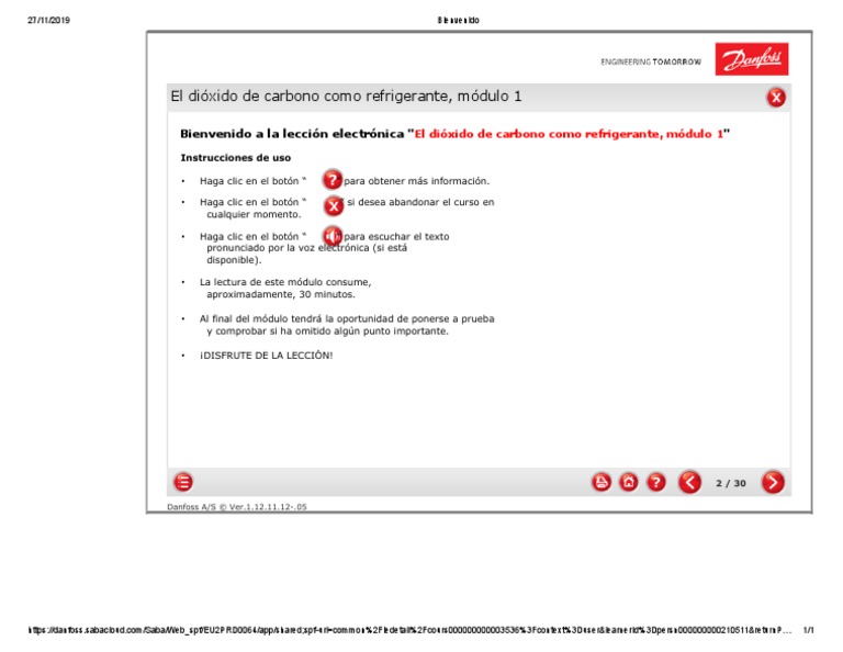 Danfoss Learning - CO2 Como Refrigerante, Módulo 1 Introducción | PDF