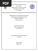 Thesis Objectives of The Study Sample | PDF | Thesis | Qualitative Research