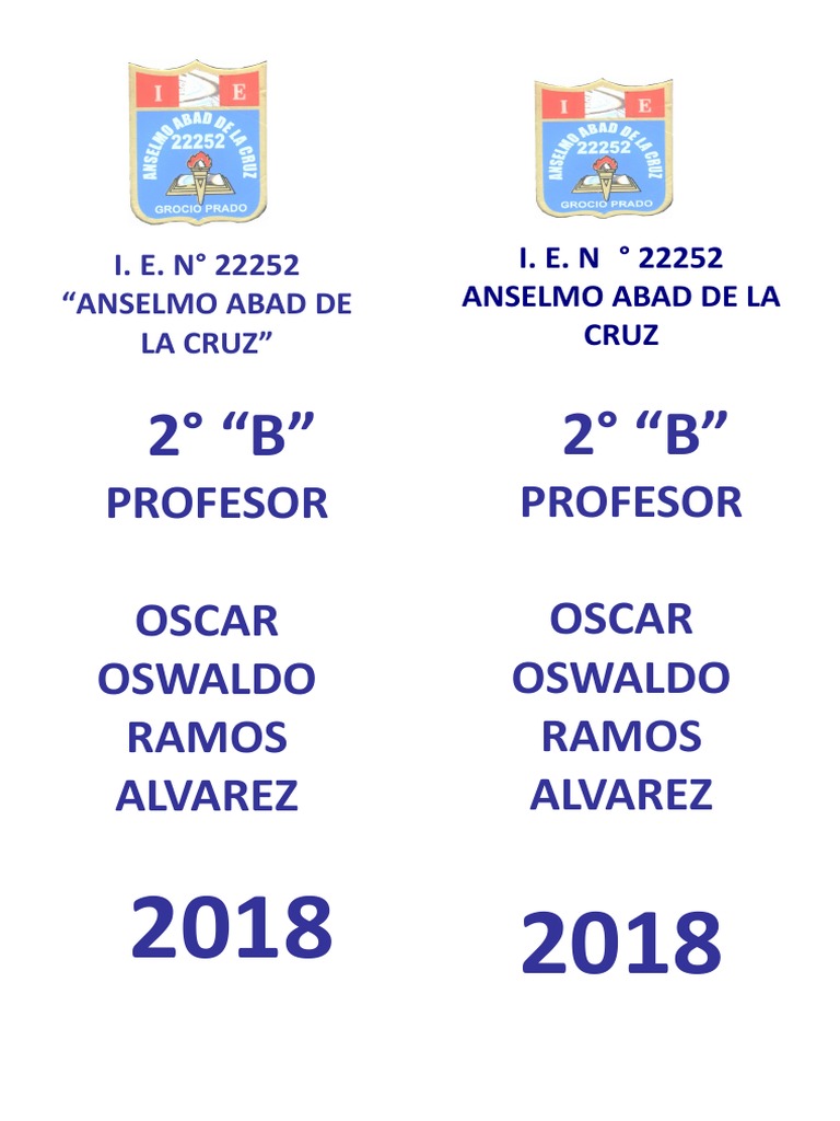 Anselmo Abad de la Cruz 2° "B" | PDF