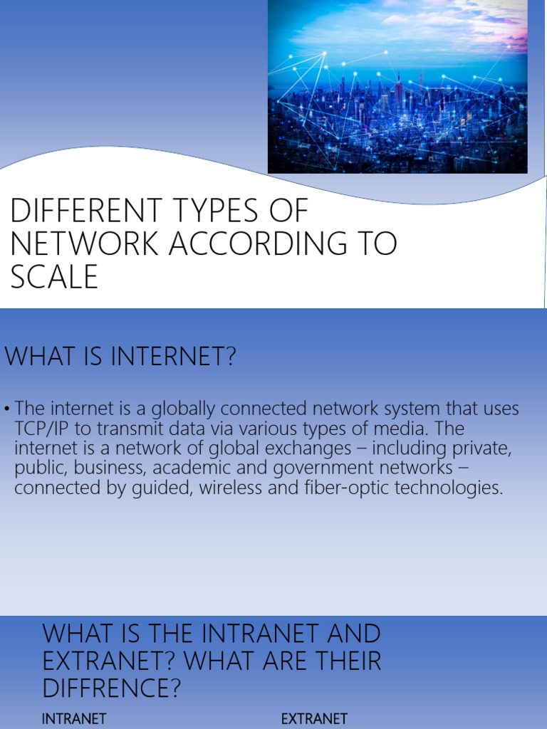 Different Types of Network According To Scale | PDF | Local Area ...