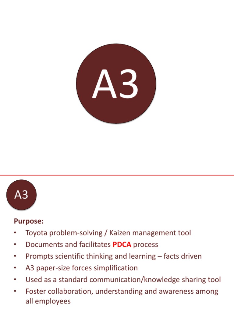 A3 Training PDF | PDF | Scientific Method | Business