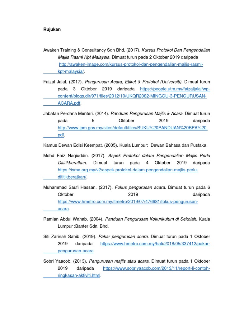 Rujukan | PDF