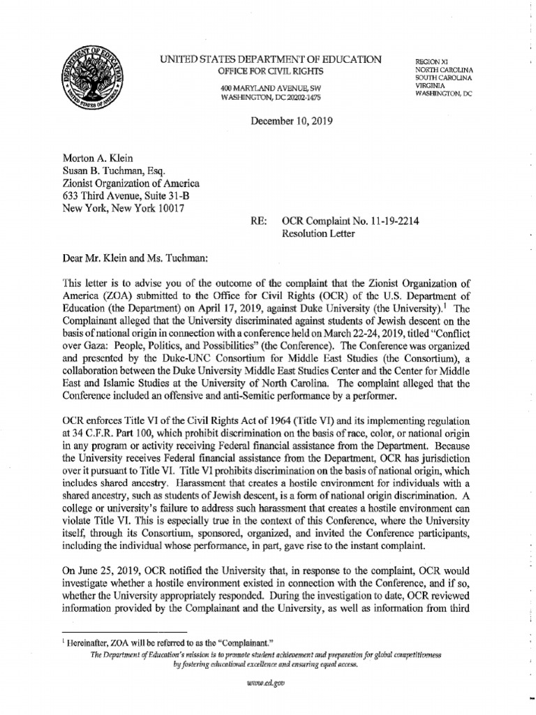 OCR Resolution Letter To ZOA 12-10-19 | PDF